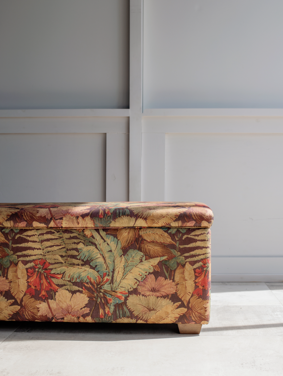 Floral print storage Ottoman – Embark Home Lifestyle
